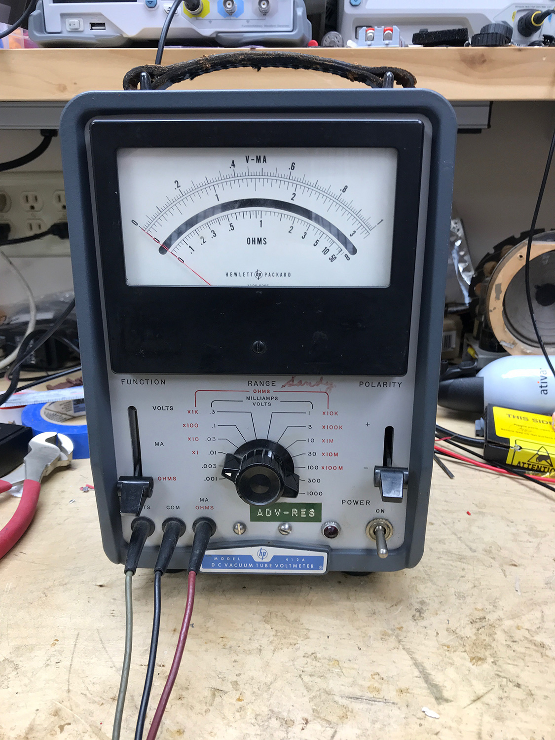 HP 412A VTVM | Marmoset Electronics