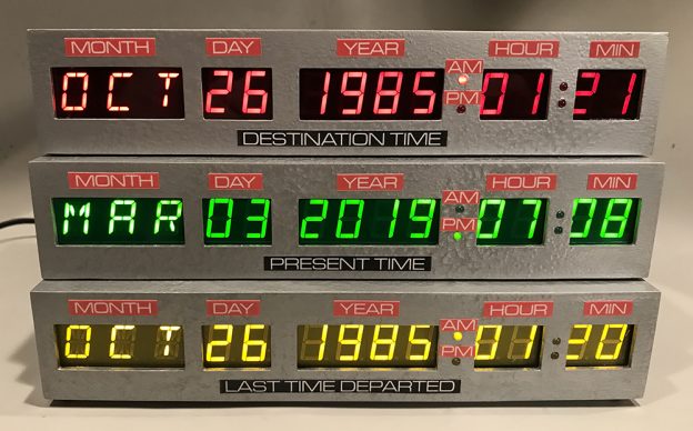 Back to the Future Time Circuits Clock | Marmoset Electronics